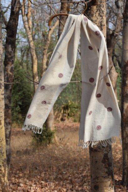 Applique Kala Cotton Polka Dot Stole – Your patch Store